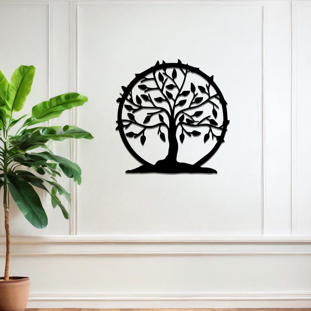 Metal Tree of Life Wall Art, 3d Tree Wall Decor for Home or Office ...