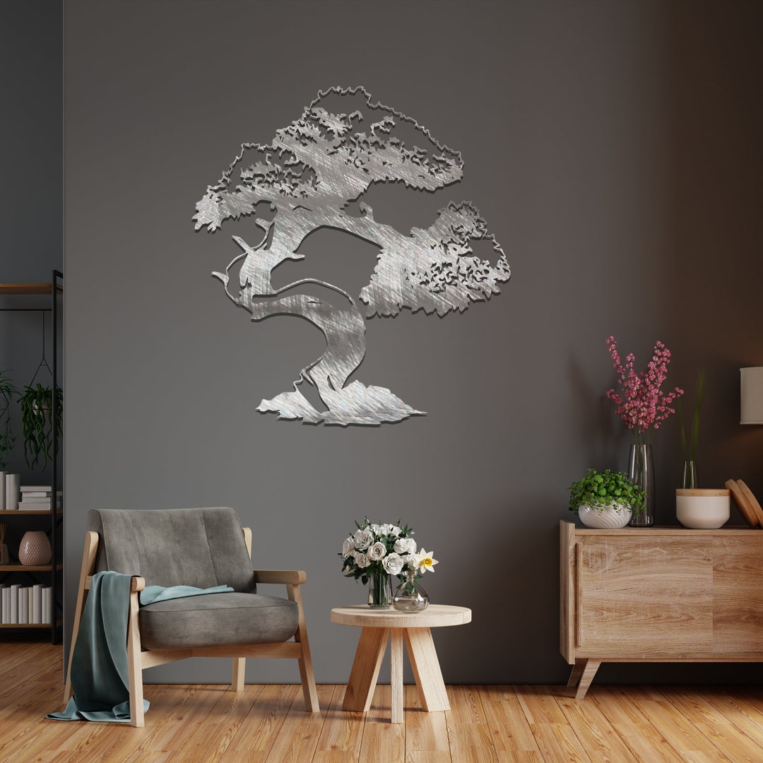 Metal Bonsai Tree of Life Metal Japanese Tree Wall Art - Etsy UK