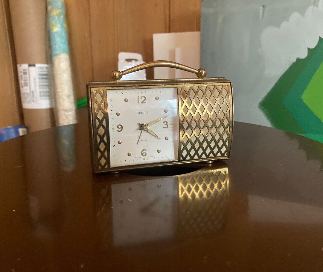 60s Vintage Semca Wind-up Alarm Clock. - Etsy