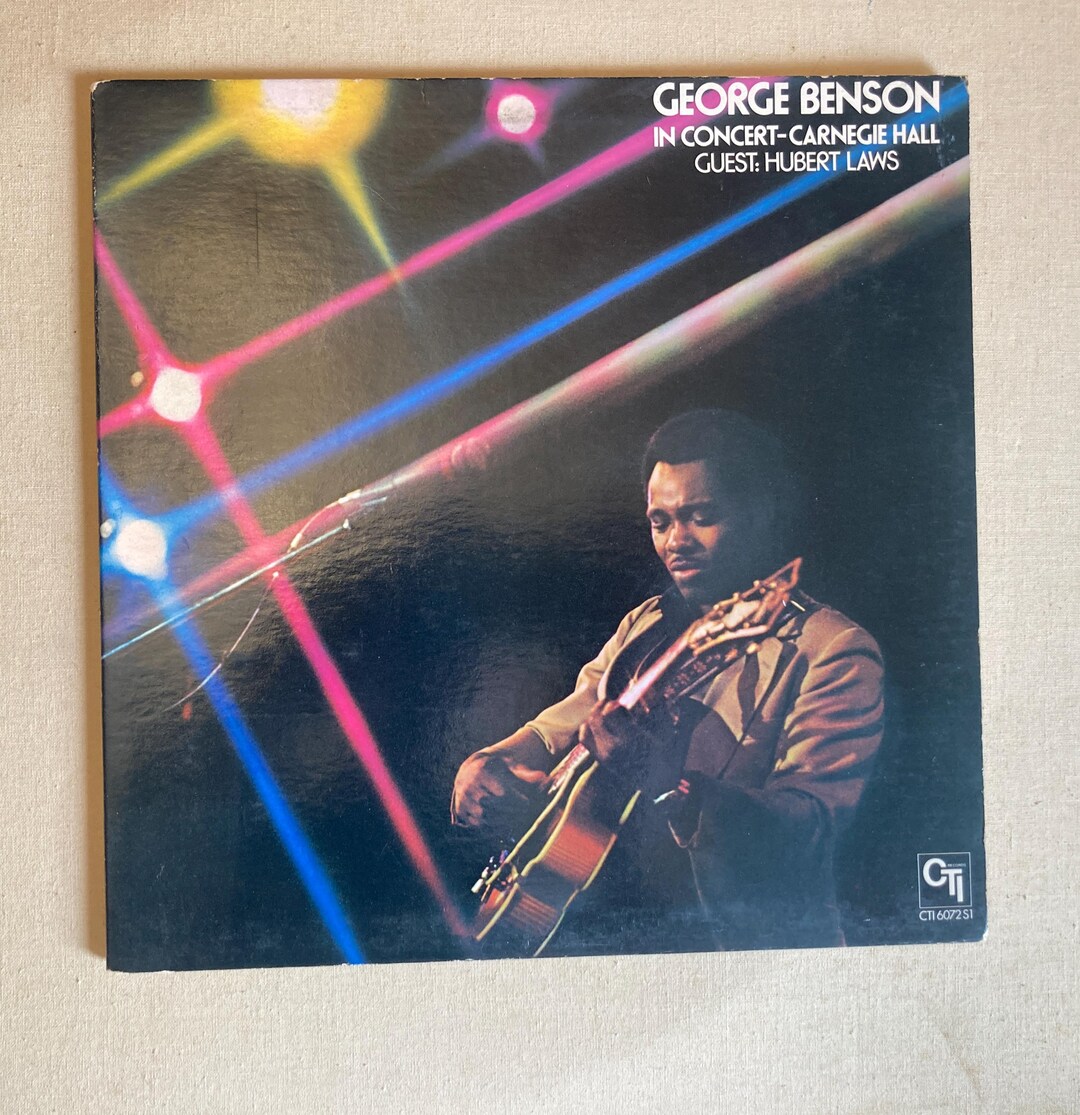 George Benson in Concert-carnegie Hall on a Gatefold-ed Stereo CTI LP. - Etsy