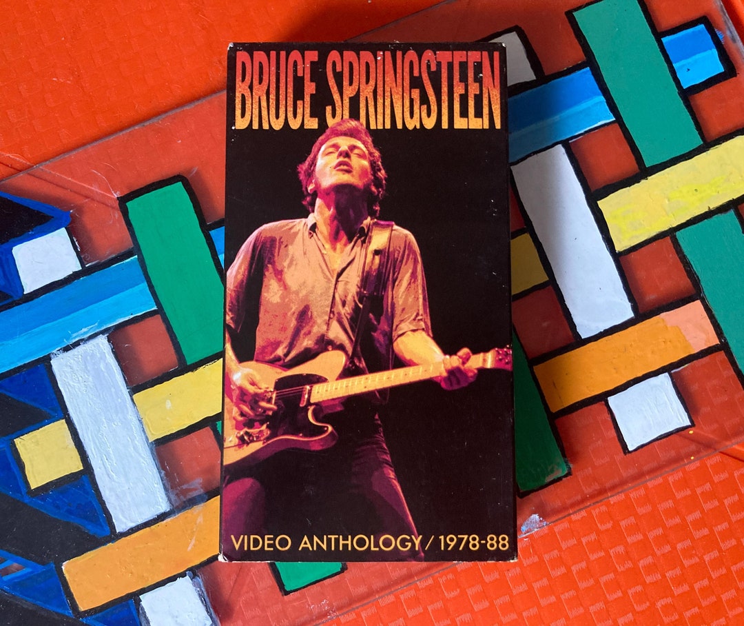 Bruce Springsteen & Co. video Anthology 1978-88 on a CBS VHS. - Etsy