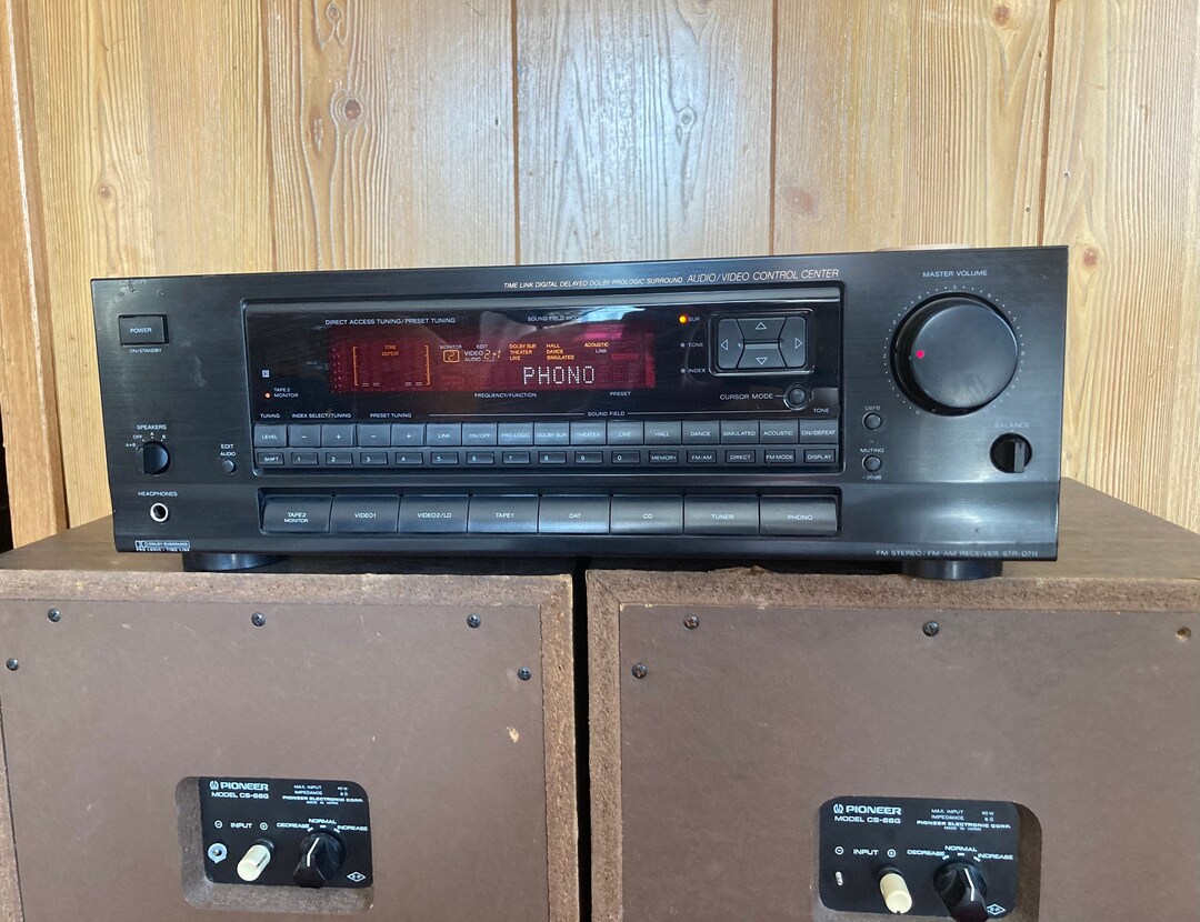 90s Sony STR-D711 More-than-stereo Receiver. - Etsy