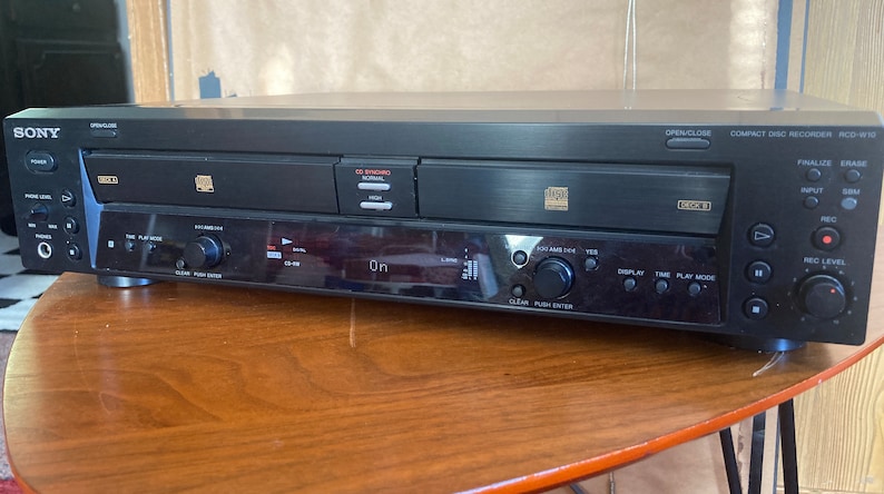 Sony RCD-W10 Dual Tray Compact Disc Player/recorder, - Etsy