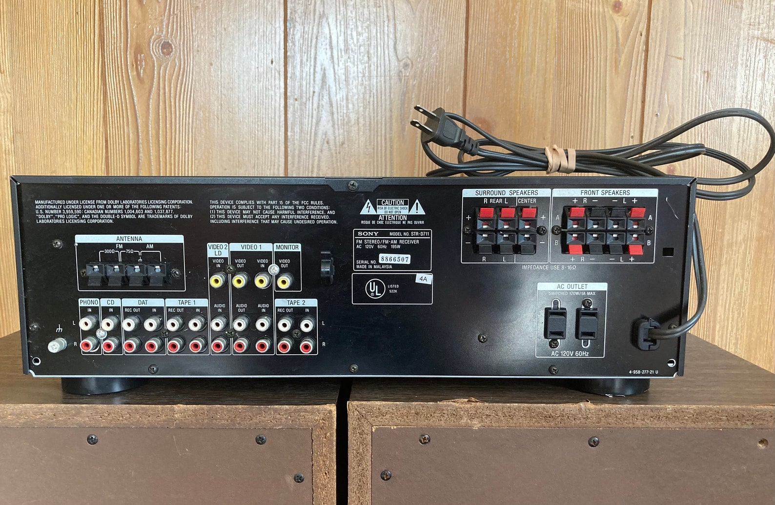 90s Sony STR-D711 More-than-stereo Receiver. - Etsy