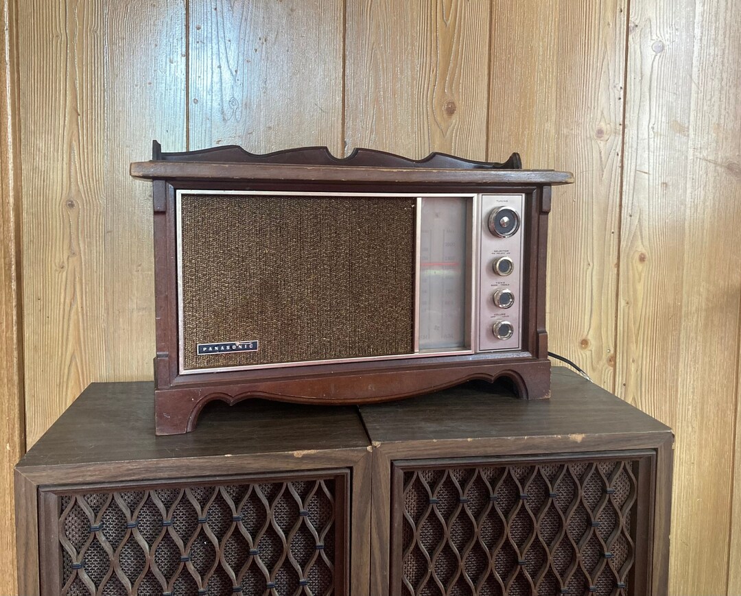 Early 70s Panasonic RE-7200 Amfm-afcd Table Topping Radio. - Etsy