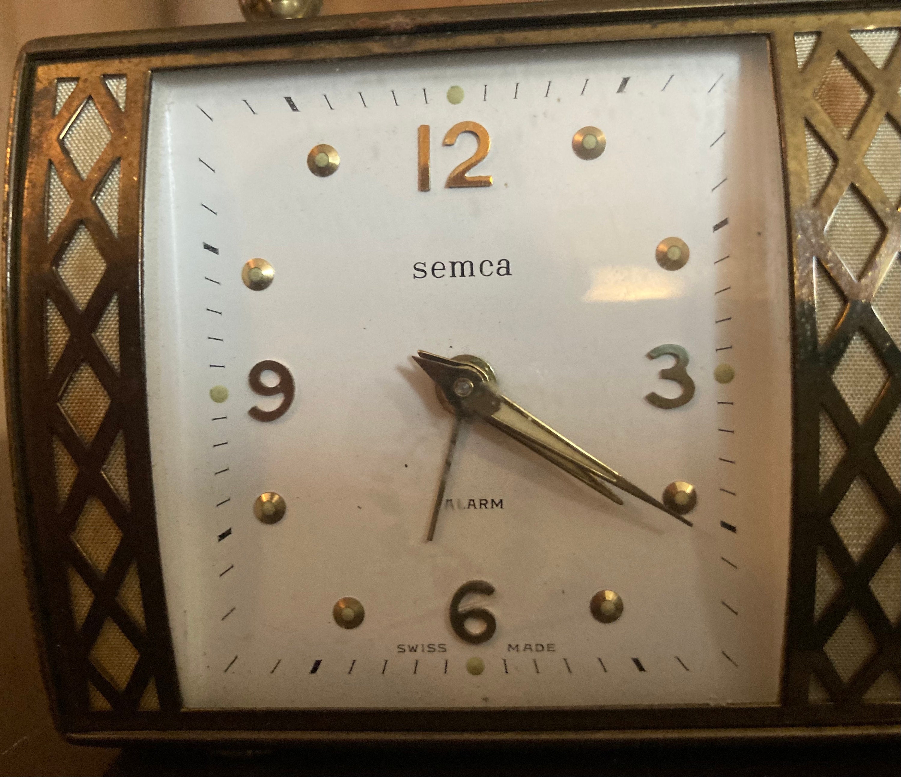 60s Vintage Semca Wind-up Alarm Clock. - Etsy