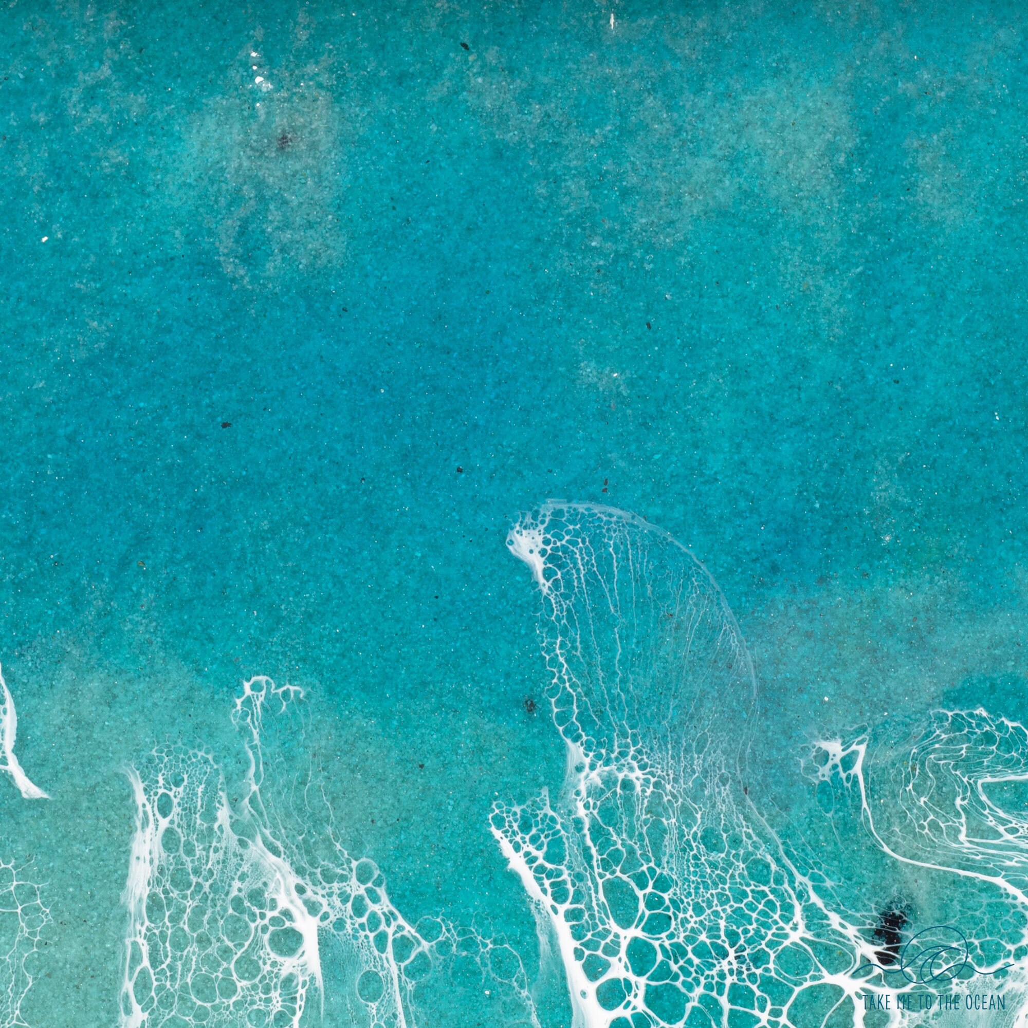 Resin Beach Art Coastal Home Decor Ocean on the Wall Atlantic Wall ...