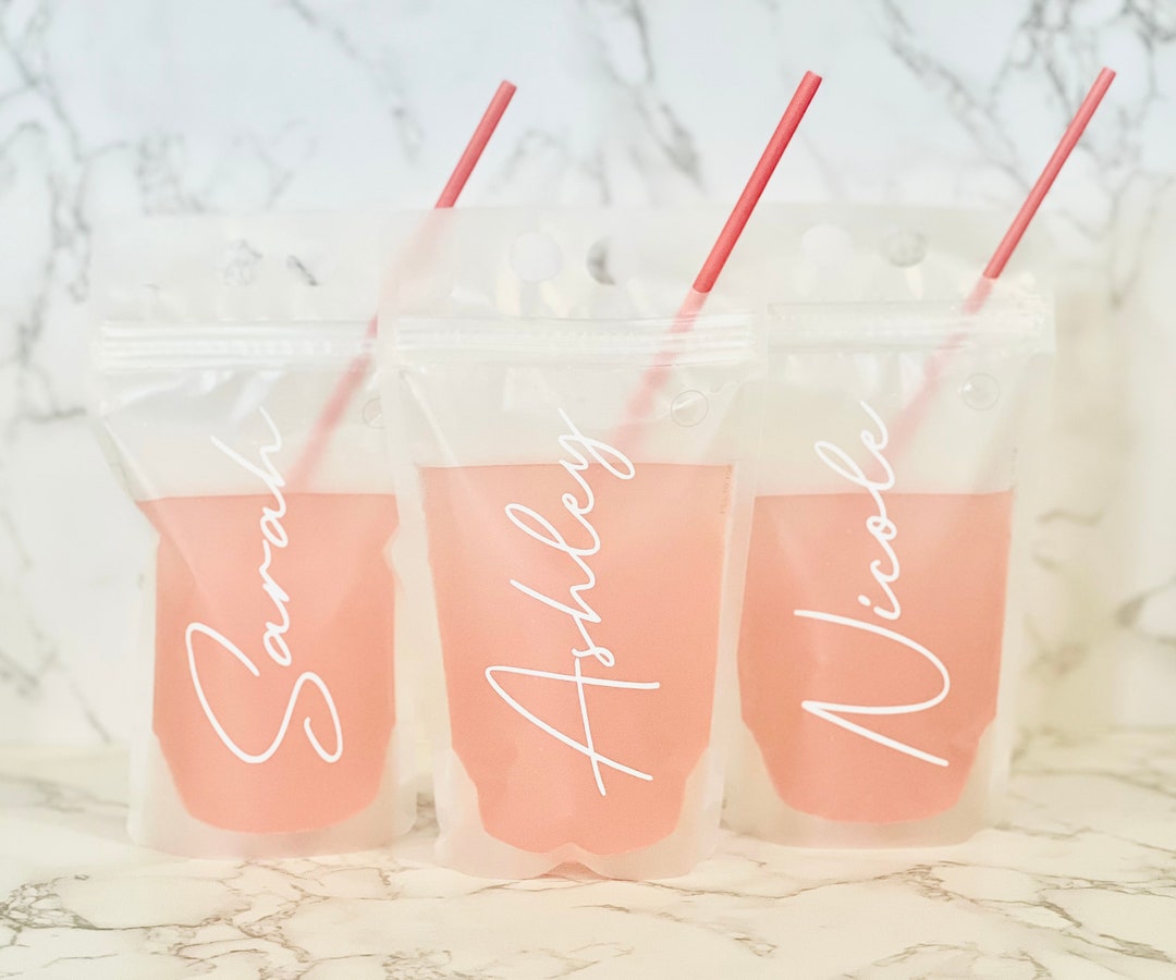 Bachelorette Party Drink Pouches - Bachelorette Party Favors ...