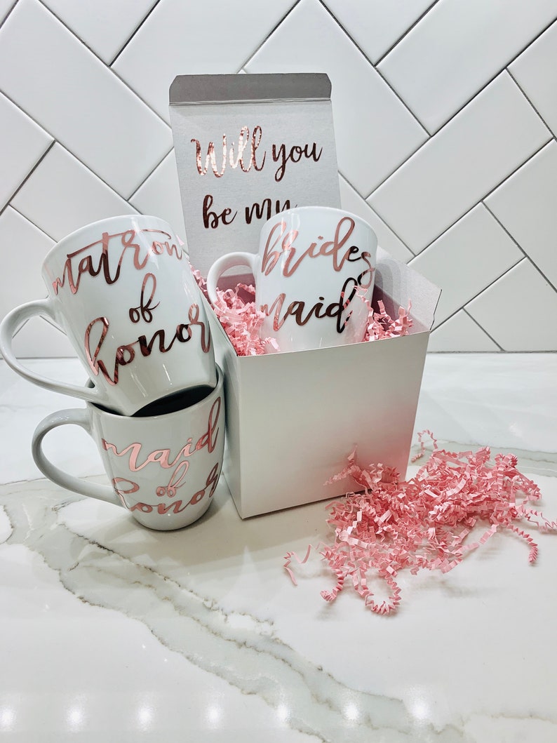 Bridesmaid Proposal Coffee Mug Proposal Maid of Honor - Etsy