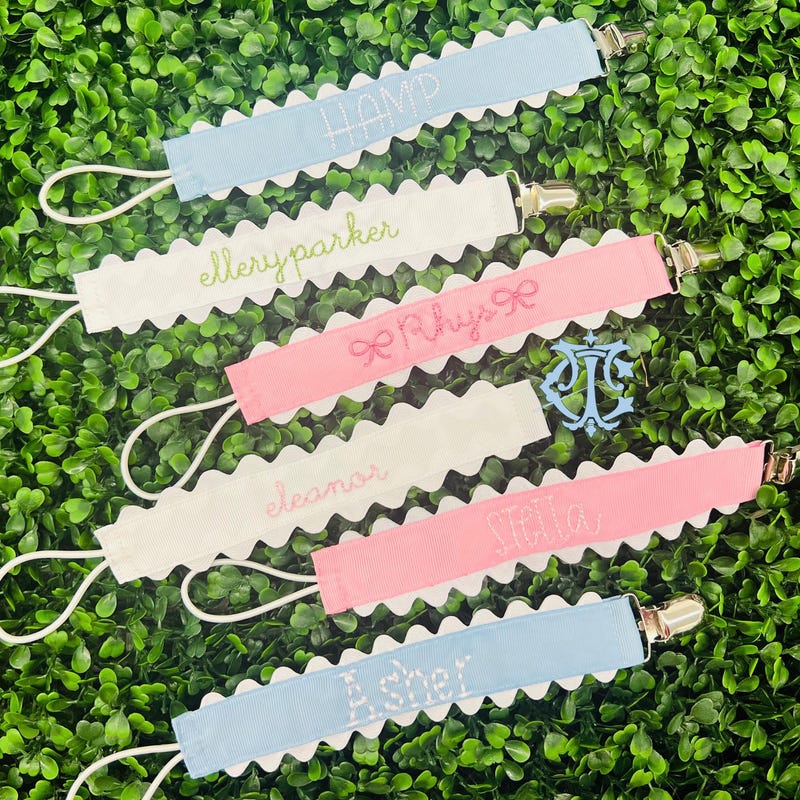 Monogram Pacifier - Etsy