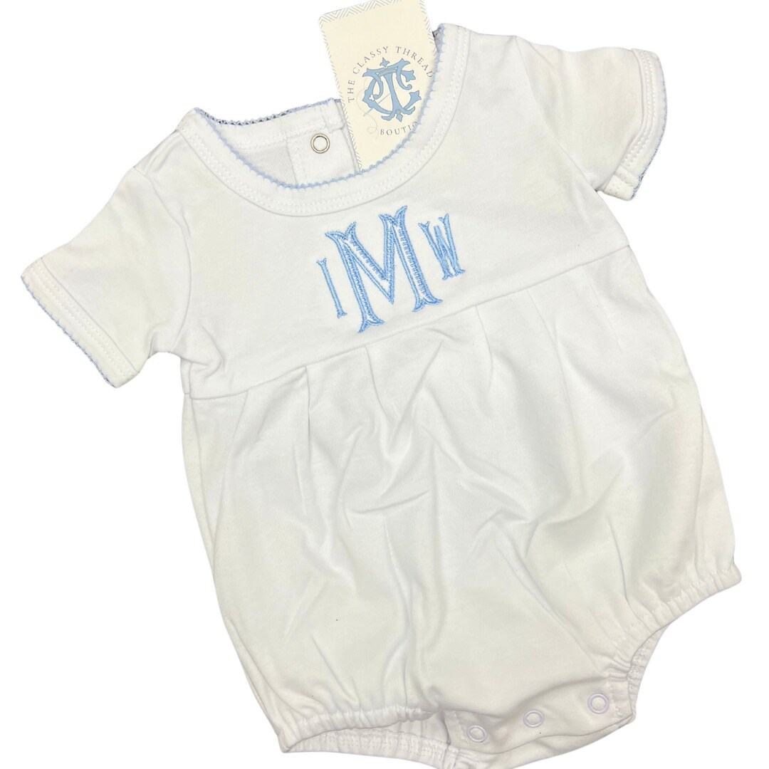 Baby Boy Coming Home Outfit, Monogrammed Outfit, Personalized Baby Gift ...