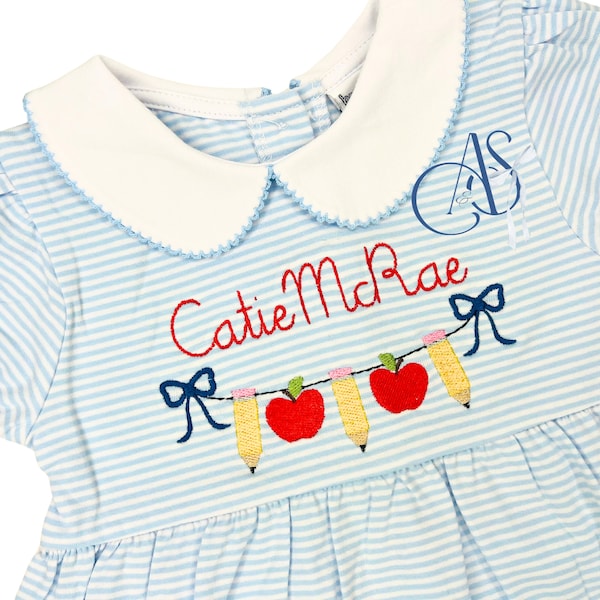Monogram Dress Kindergarten - Etsy