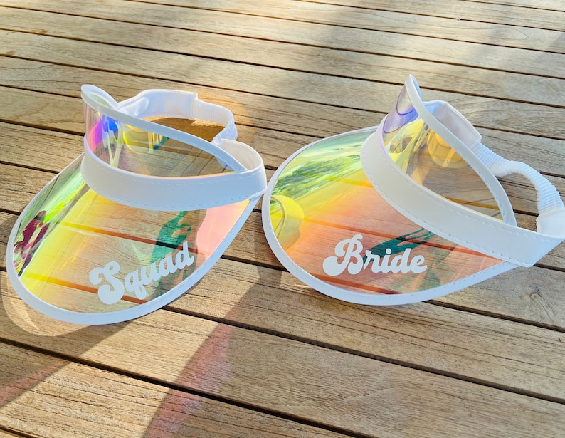 Bachelorette Visors, Bride Visor, Bachelorette Party Sun Visors, Beach ...