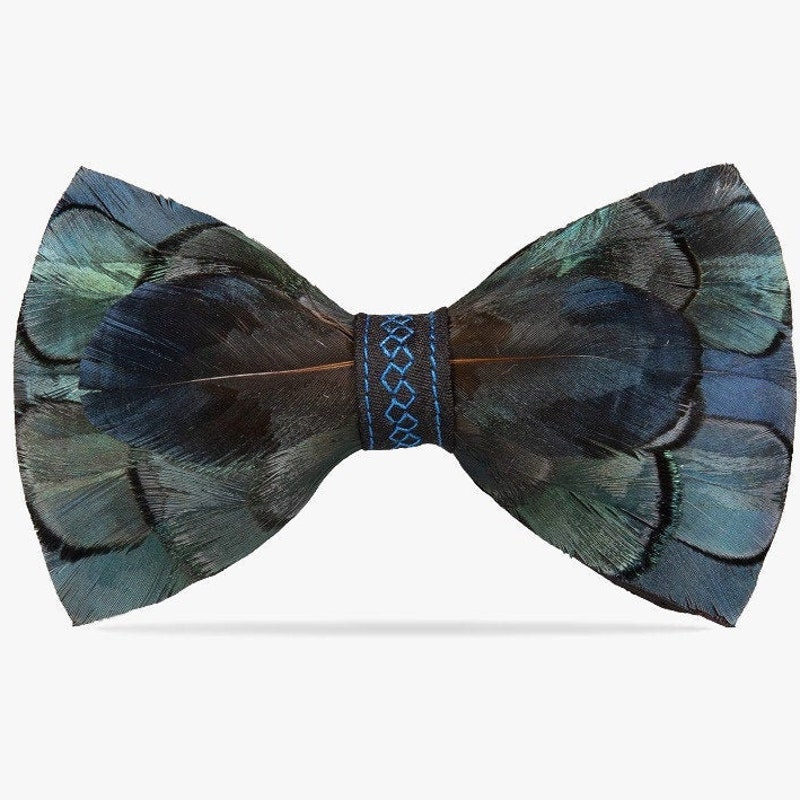 Feather Bow Ties - Etsy