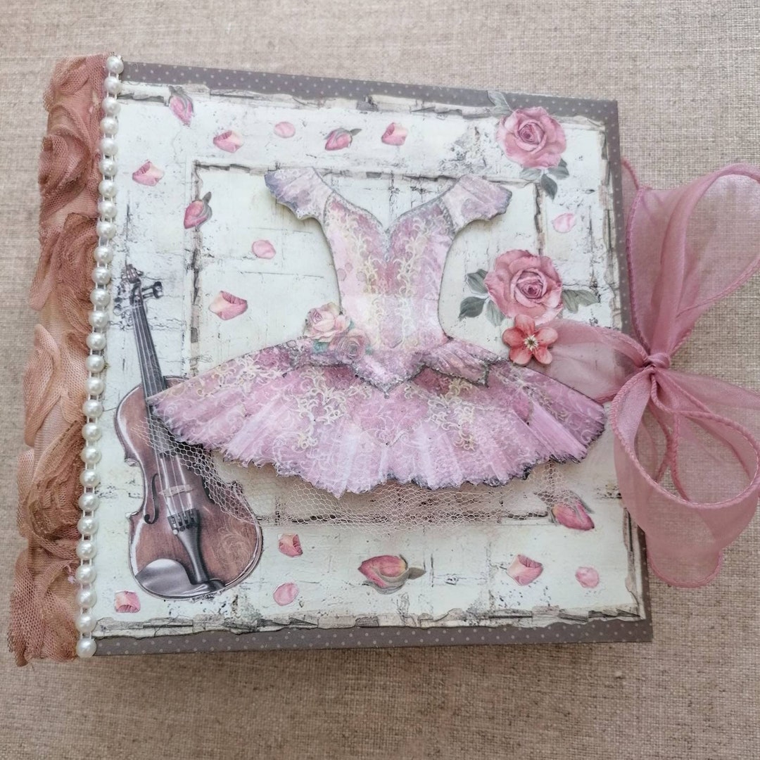 Vintage Ballerina Scrapbook Album: Stamperia Passion Collection - Etsy