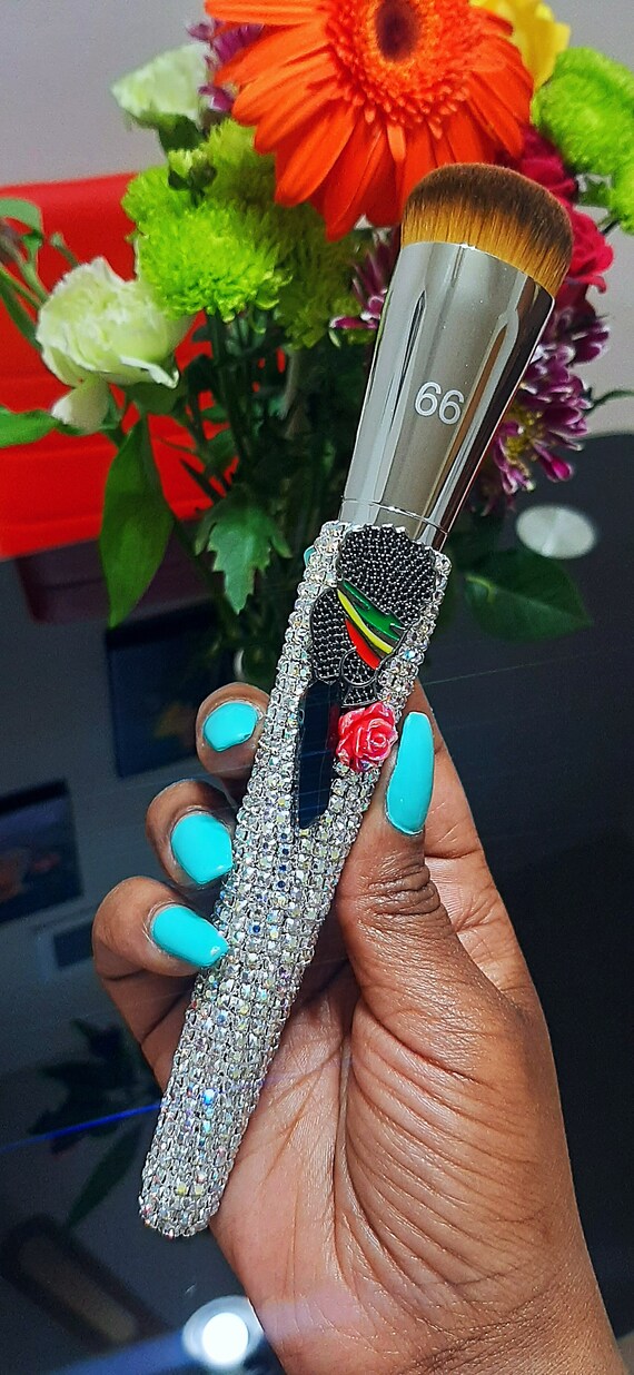 Black Beauty Bling Diamond Sephora 66 Makeup Brush | Etsy