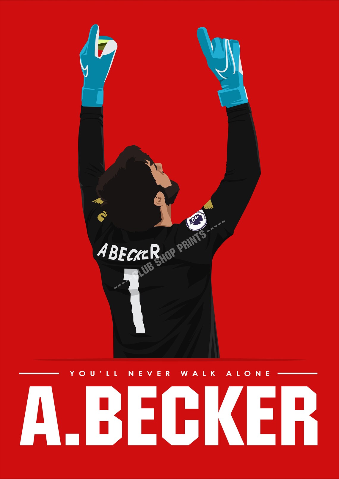 Alisson Becker Liverpool Art Print - Etsy