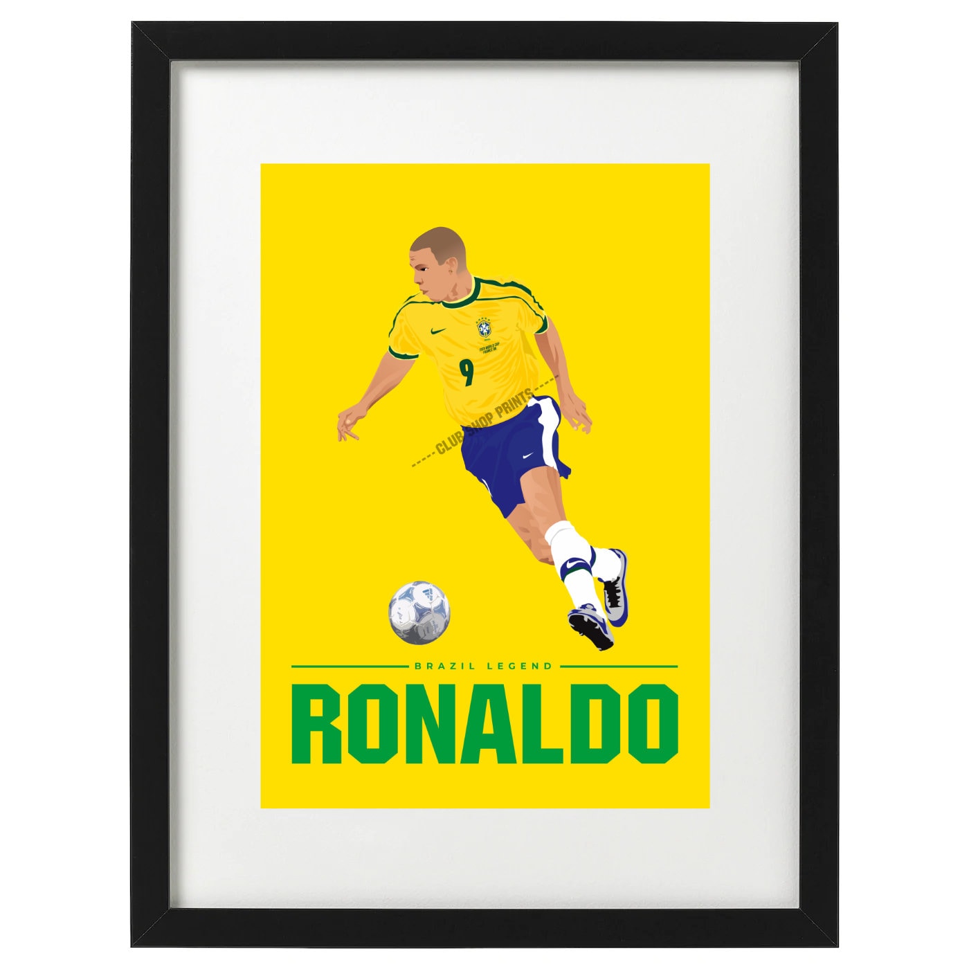 Ronaldo Brazil Art Print - Etsy UK