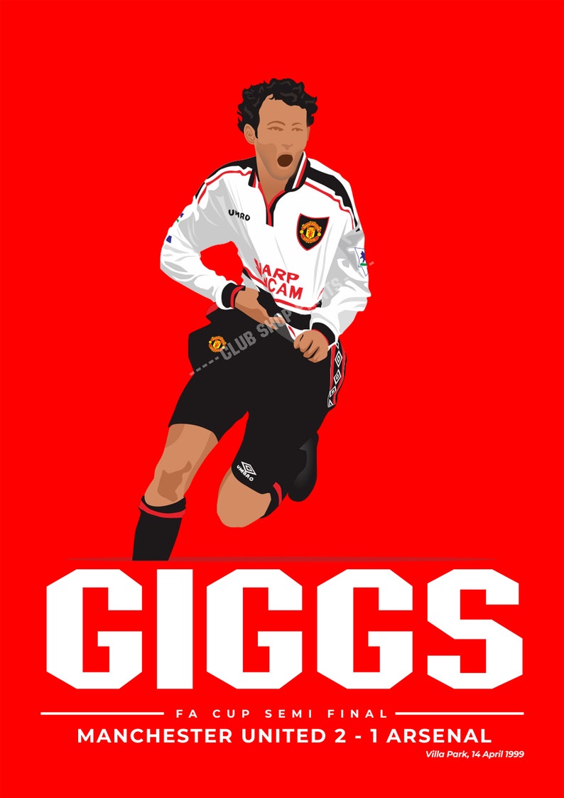 Ryan Giggs Art Print - Etsy