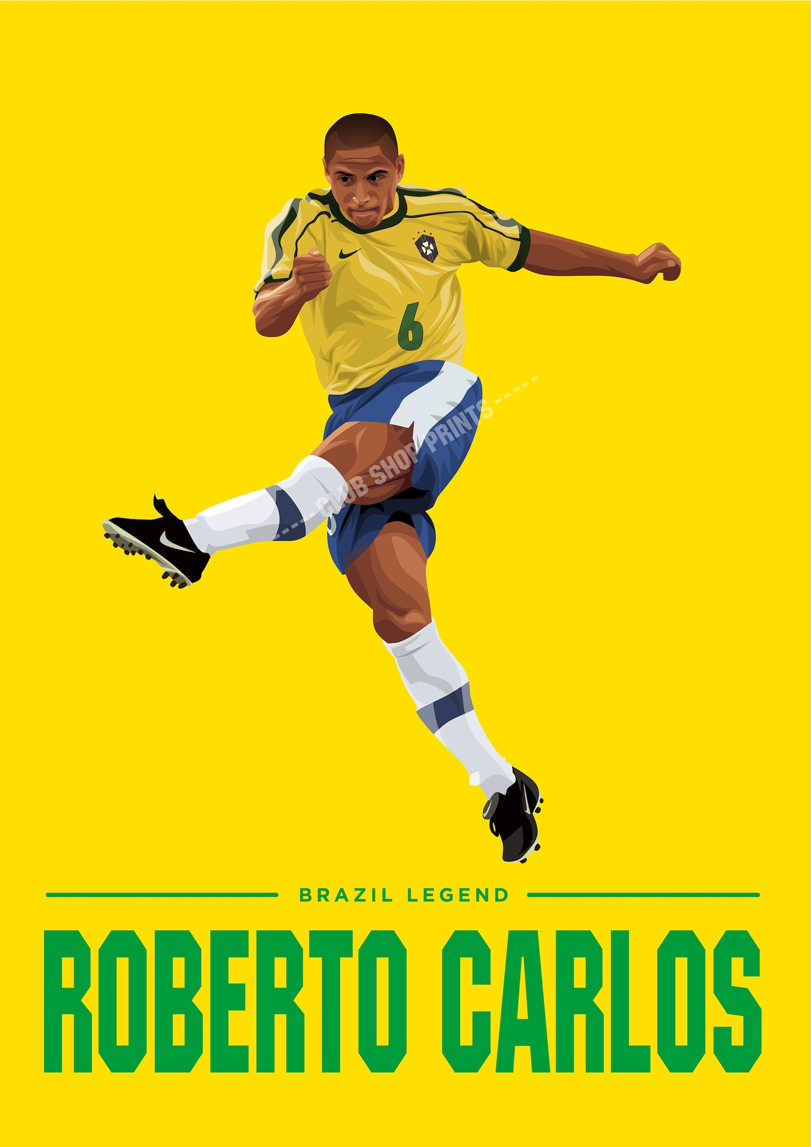 Roberto Carlos Brazil Art Print - Etsy