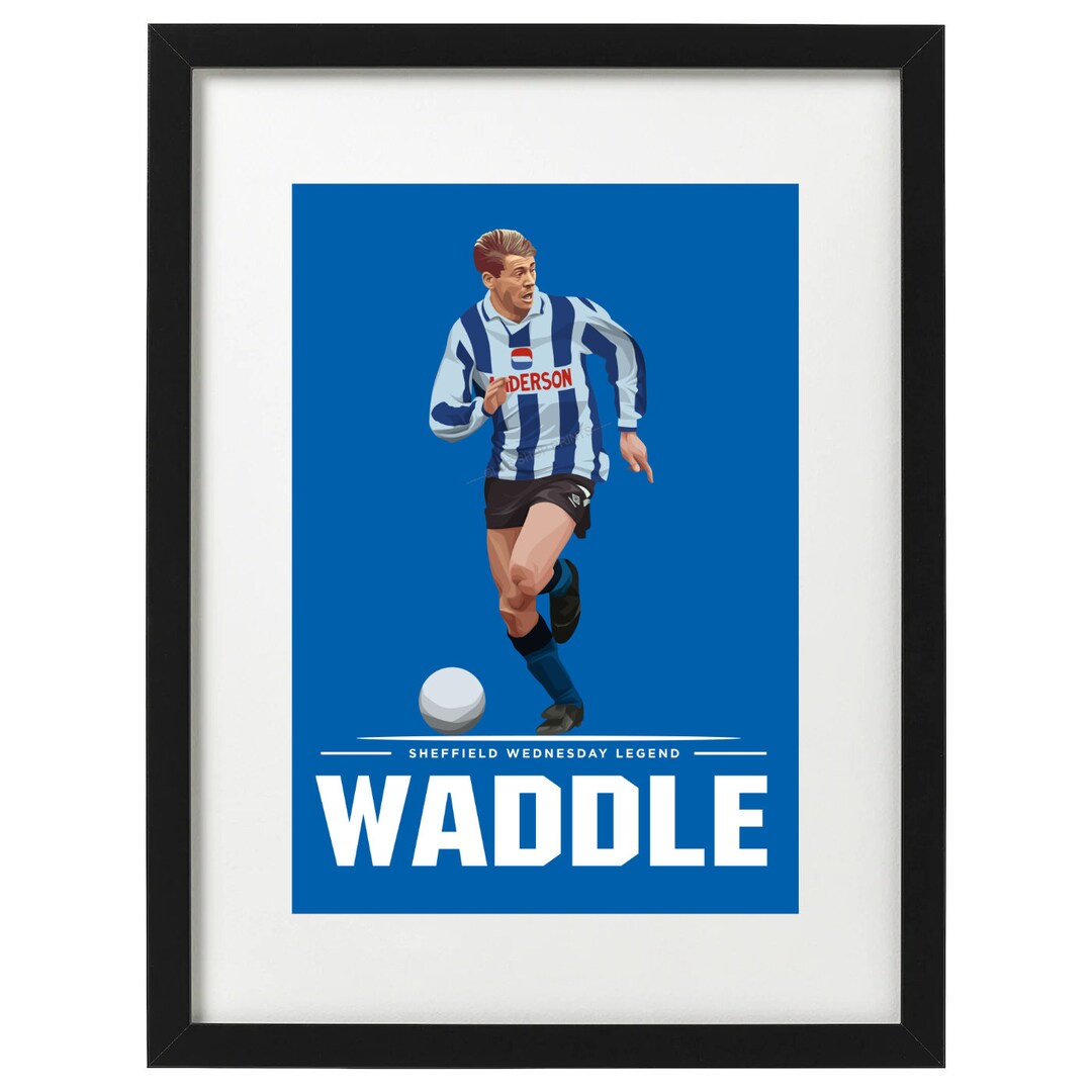 Chris Waddle Sheffield Wednesday Art Print - Etsy UK