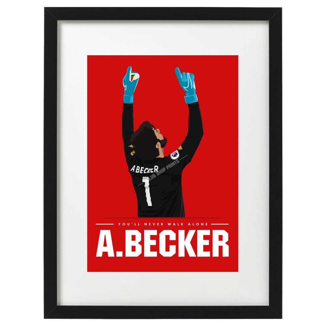 Alisson Becker Liverpool Art Print - Etsy