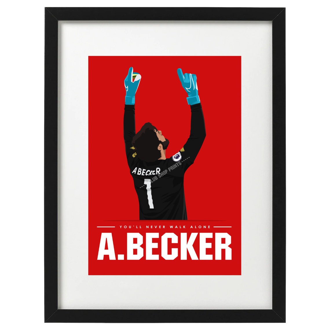 Alisson Becker Liverpool Art Print - Etsy UK