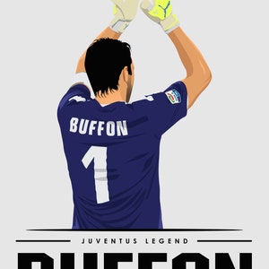Gianluigi Buffon Juventus Art Print - Etsy