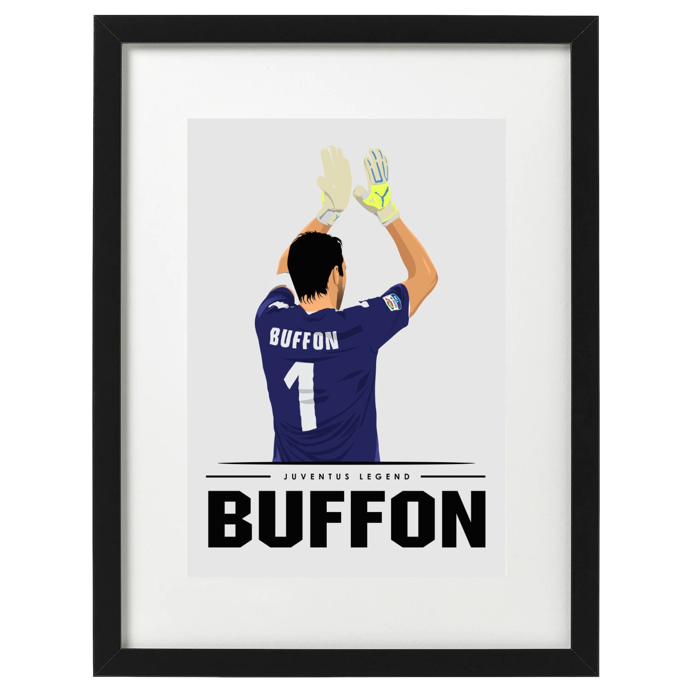 Gianluigi Buffon Juventus Art Print | Etsy