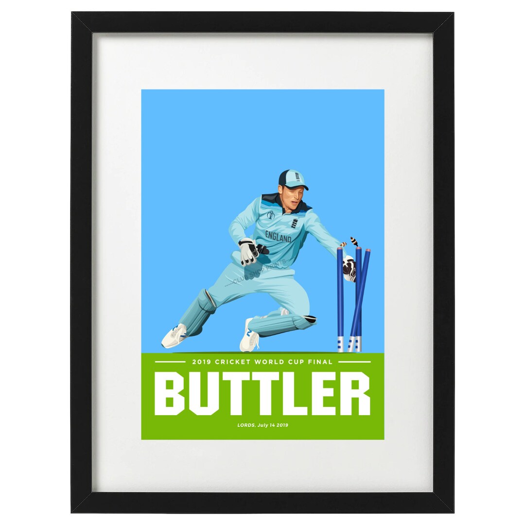 Jos Buttler England Cricket World Cup Art Print - Etsy UK