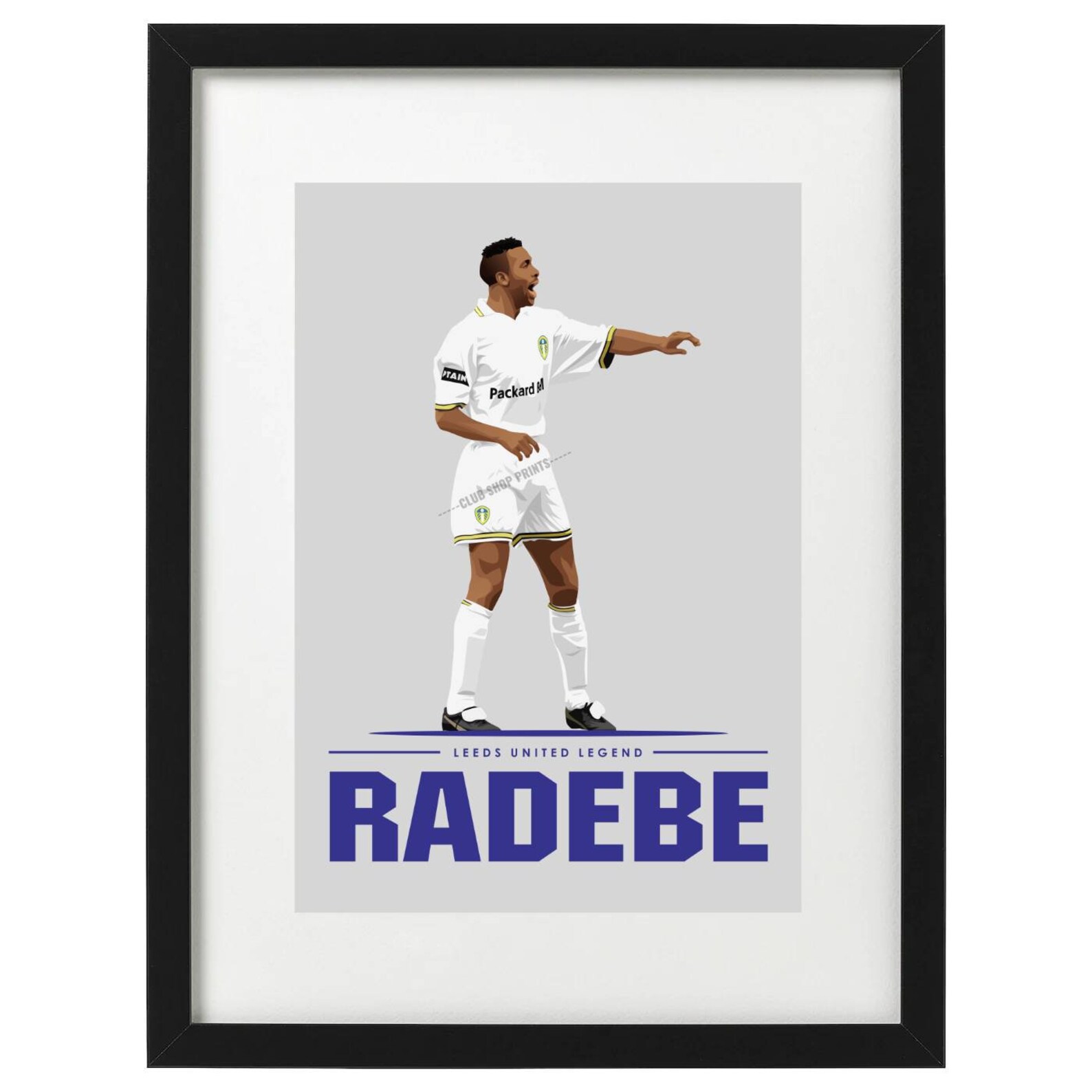 Lucas Radebe - Leeds United Art Print - Etsy UK
