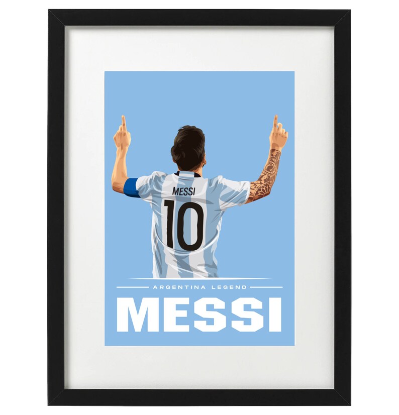Lionel Messi Classic Art Print - Etsy