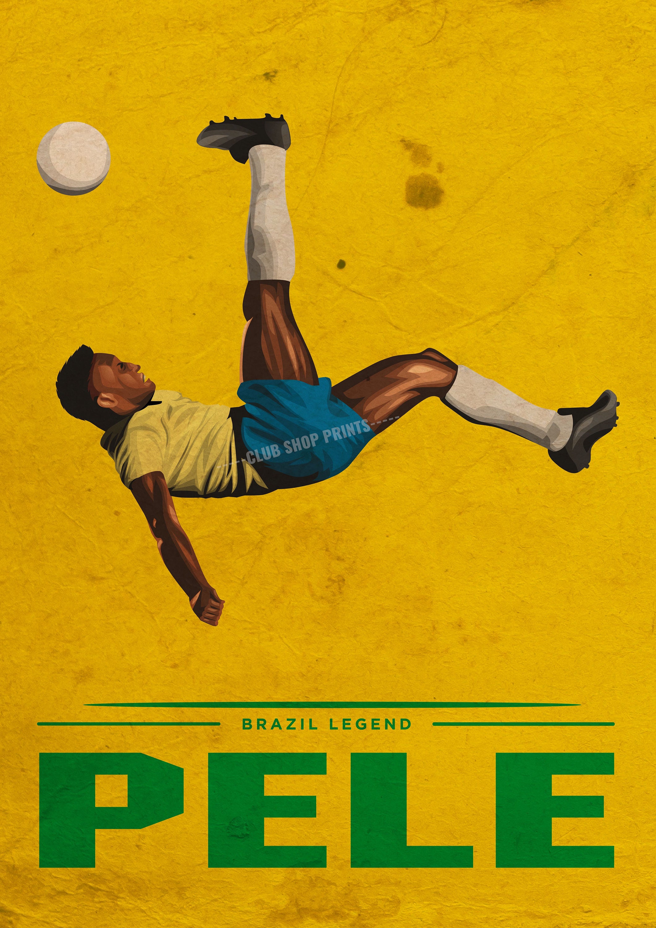 Pele Soccer Posters