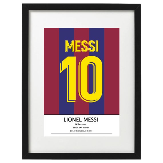 Lionel Messi 10 Barcelona Art Print | Etsy