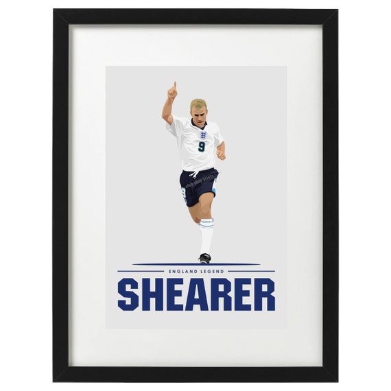 Alan Shearer England Art Print | Etsy