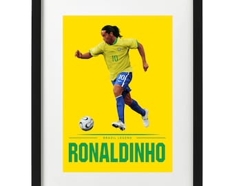 Ronaldo Brazil Art Print - Etsy UK