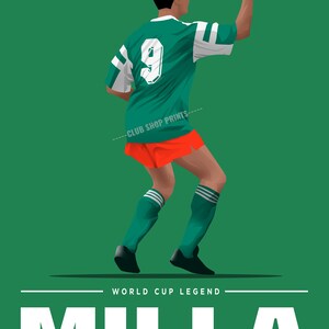 Roger Miller World Cup Legend Art Print - Etsy