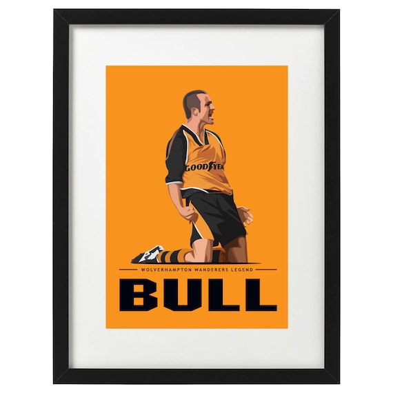Steve Bull Wolverhampton Wanderers art print | Etsy
