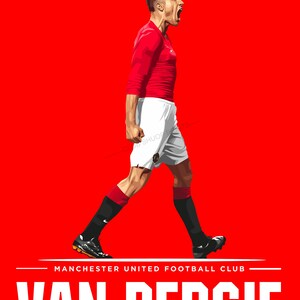 Robin Van Persie Manchester United Art Print - Etsy