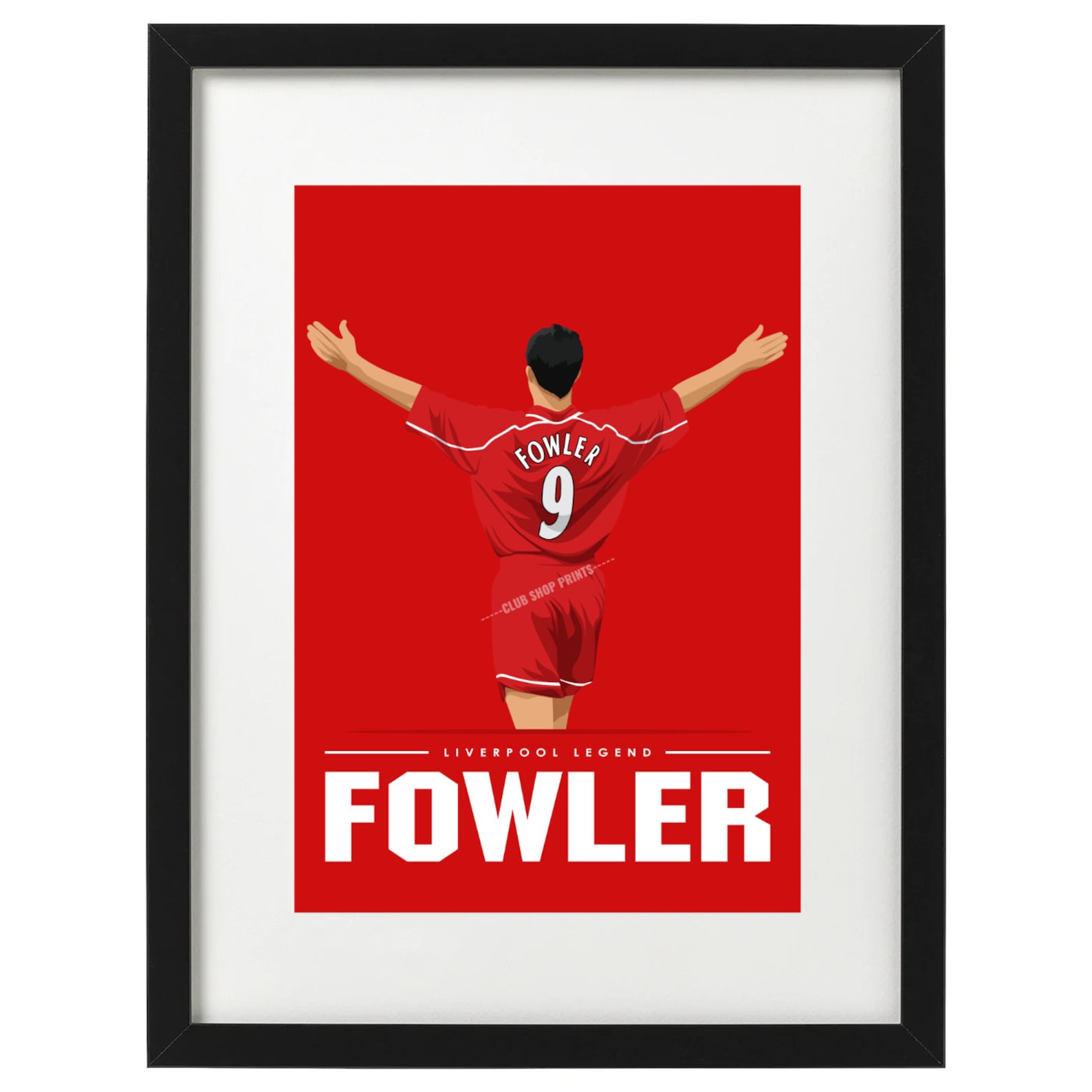 Robbie Fowler Liverpool Art Print - Etsy UK