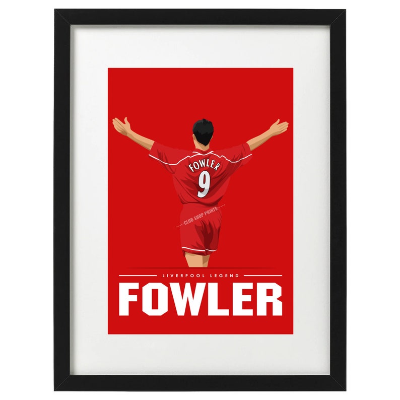 Robbie Fowler Liverpool Art Print - Etsy UK