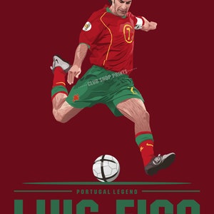 Luis Figo Art Print - Etsy UK