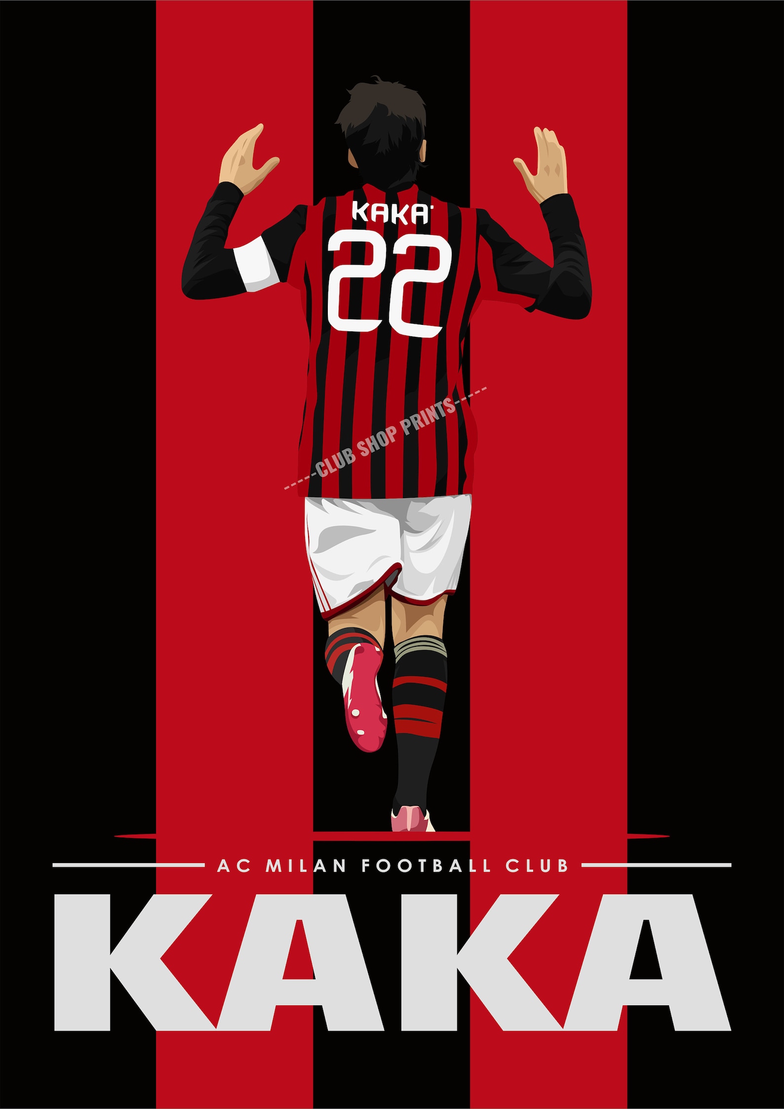 Kaka AC Milan Art Print - Etsy UK