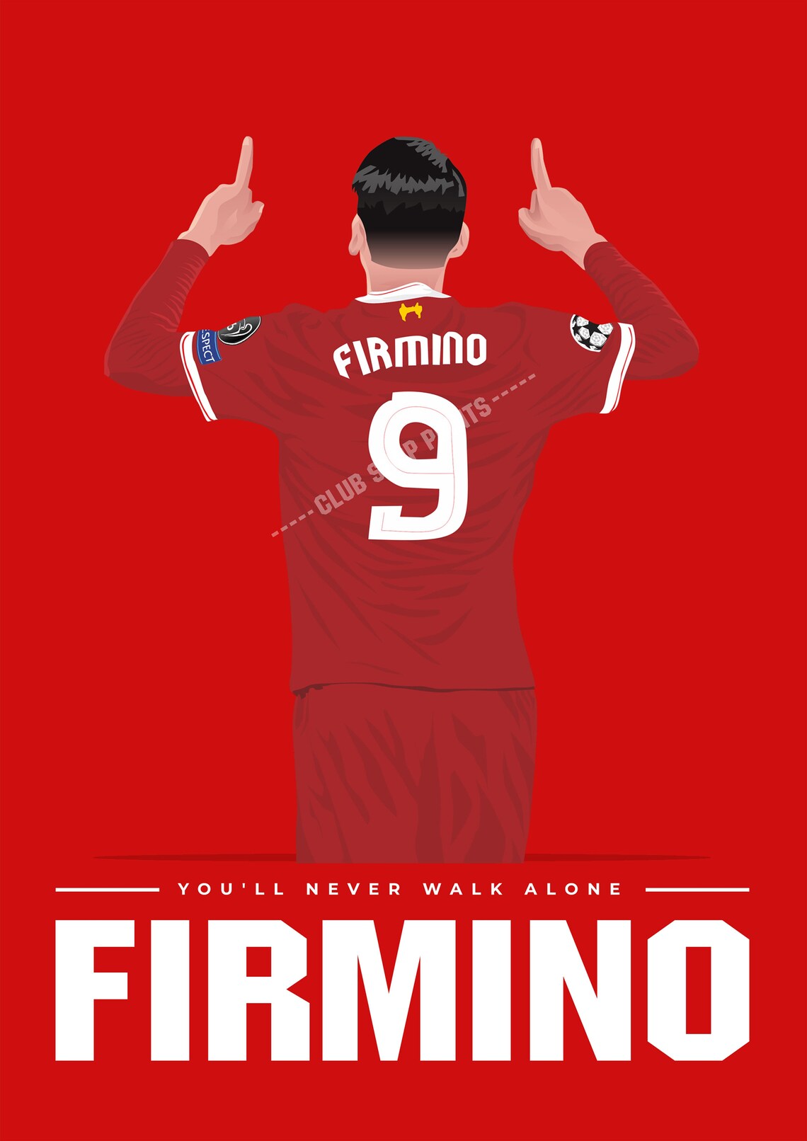 Roberto Firmino art print | Etsy