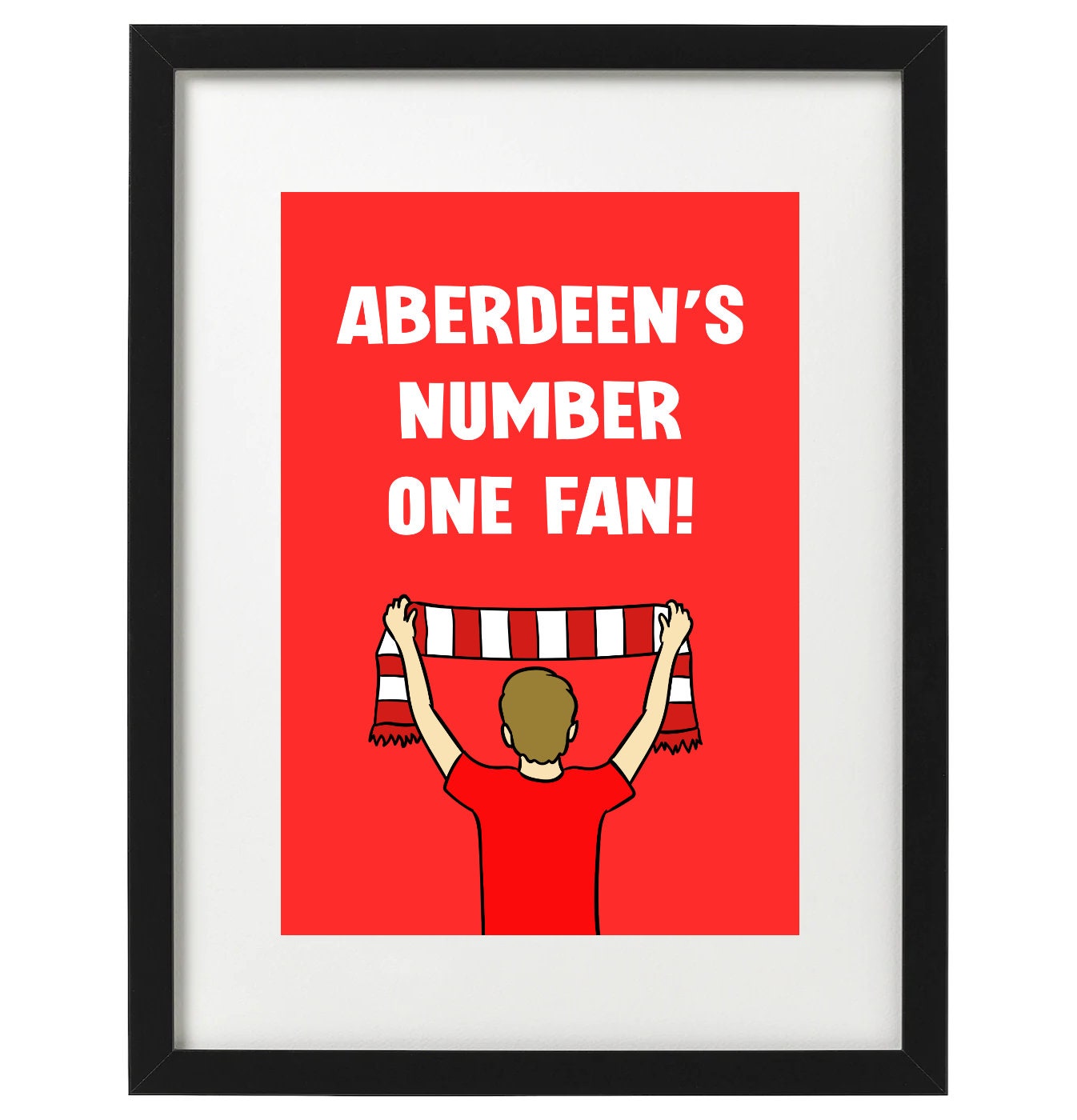 Aberdeen's Number One Fan Art Print - Etsy