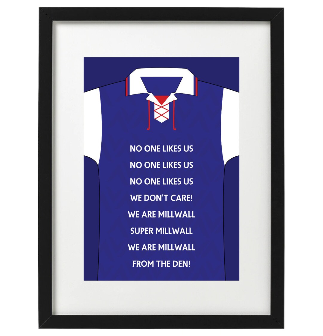 Millwall Fans Song / Retro Shirt Art Print - Etsy