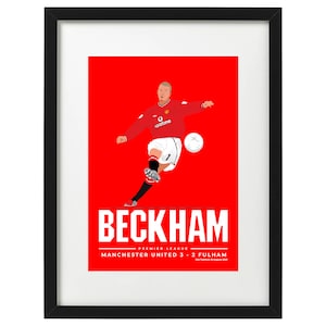 David Beckham Art Print - Etsy