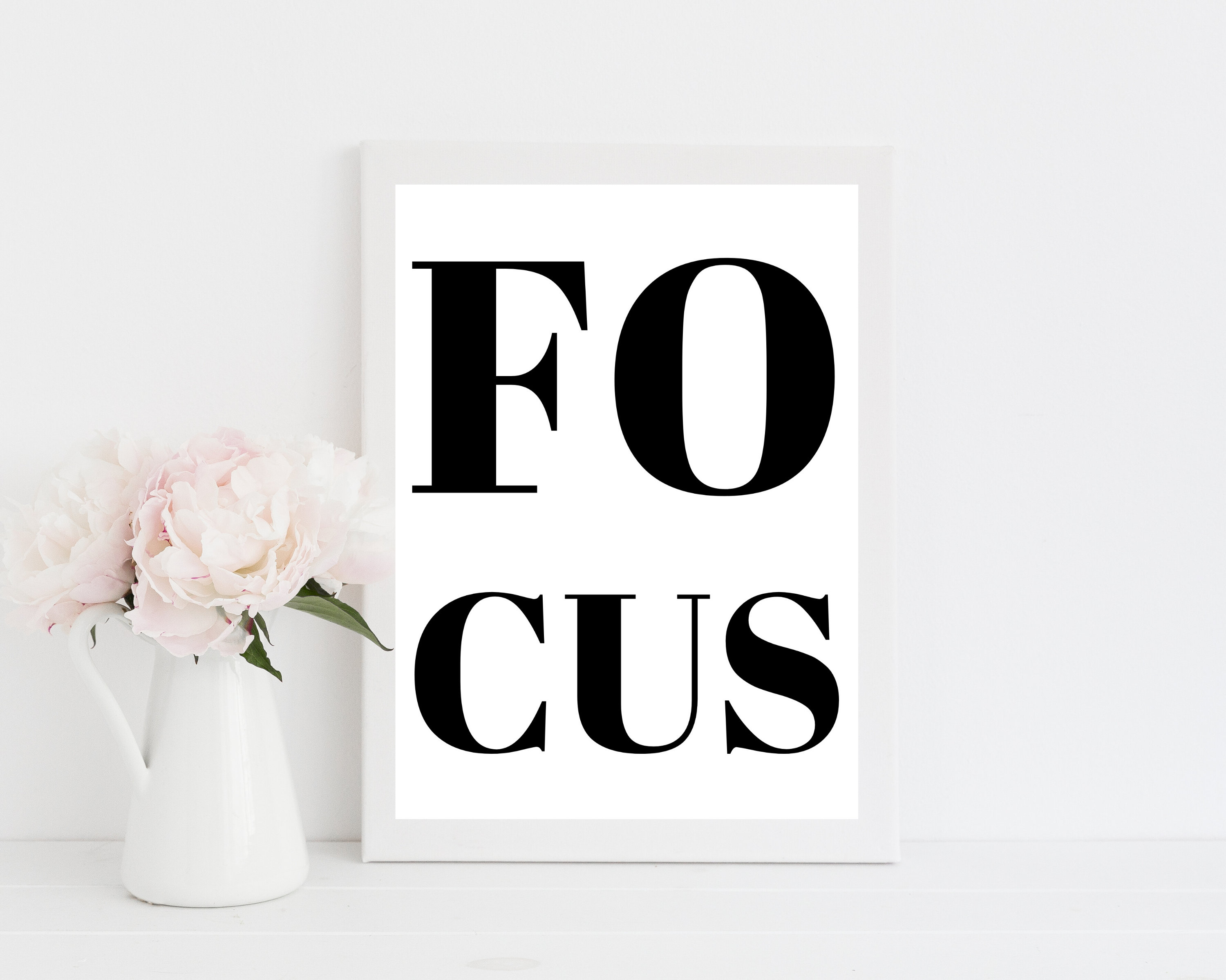 Focus Wall Art,focus Print,focus Poster,focus Sign,wall Art Printable ...