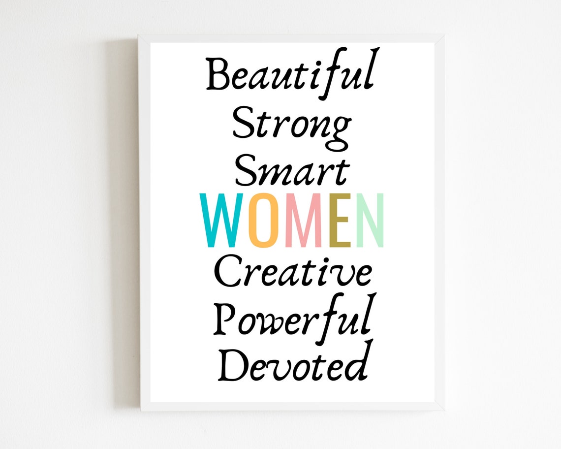 Women Empowerment Inspirational Print,office Decor for Lady Boss ...