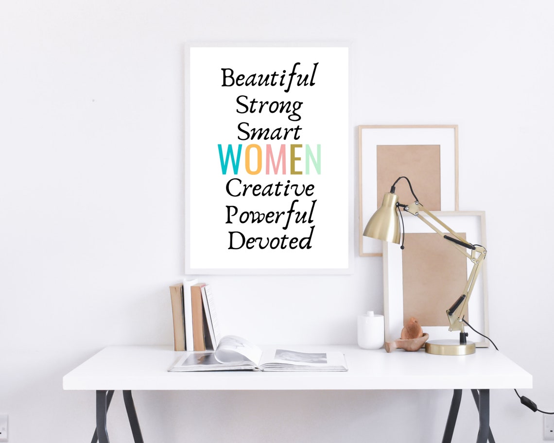 Women Empowerment Inspirational Print,office Decor for Lady Boss ...